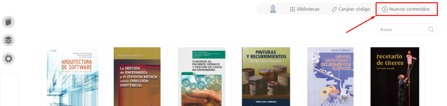 Como acceder a Spiral reader y canjear mis ebooks. - DIgital Content